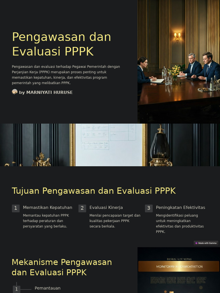 Pengawasan Dan Evaluasi PPPK | PDF