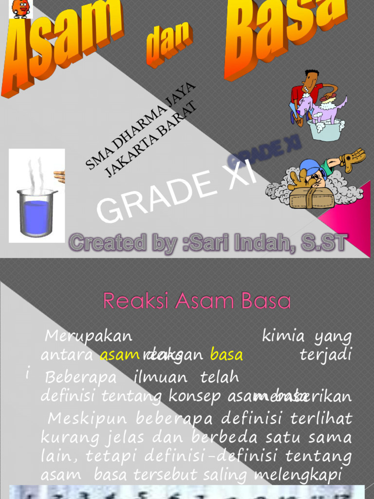 Asam Dan Basa Materi Kelas 11 IPA | PDF