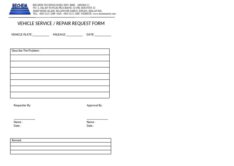 Request Form | PDF
