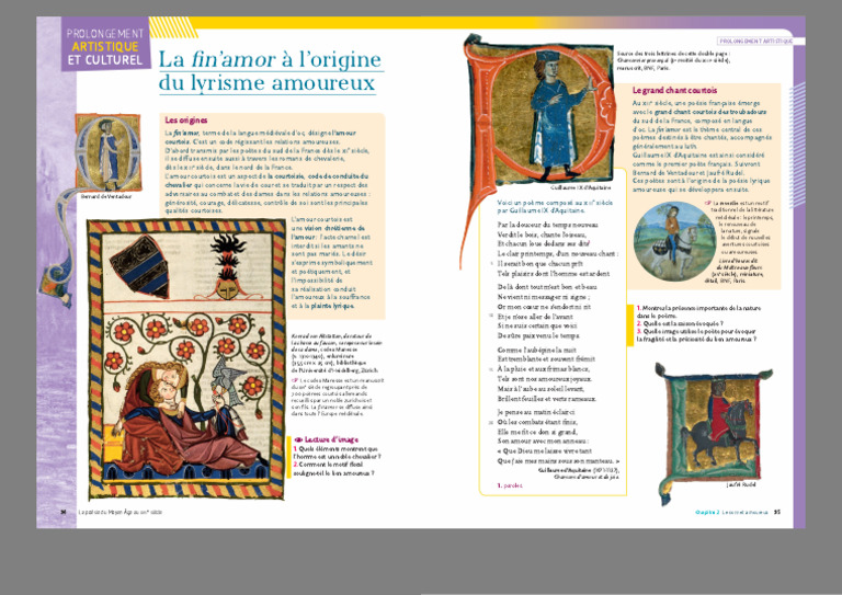 L'Amour Courtois et la Fin'Amor | PDF