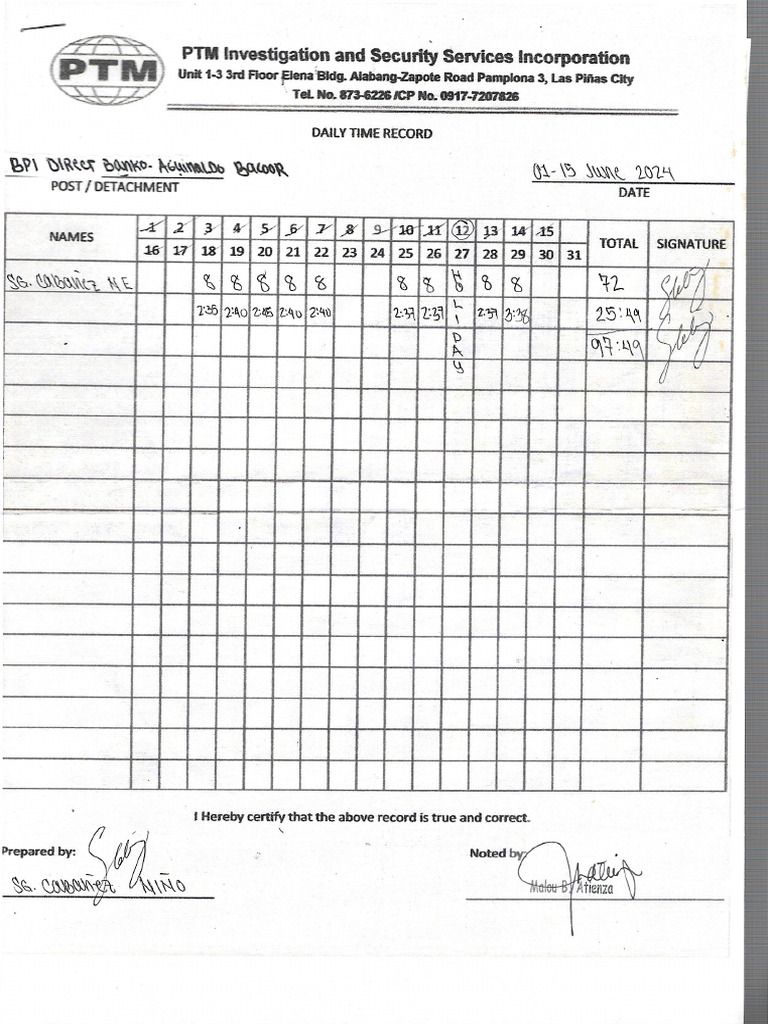 Bpi Direct Banko DTR June 2024 | PDF
