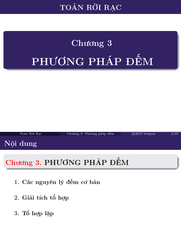 Phuong Phap Dem | PDF