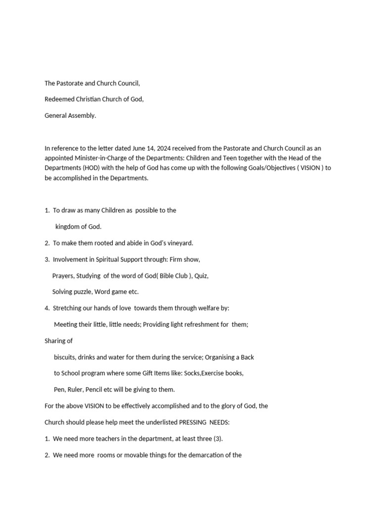 The Junior Church | PDF