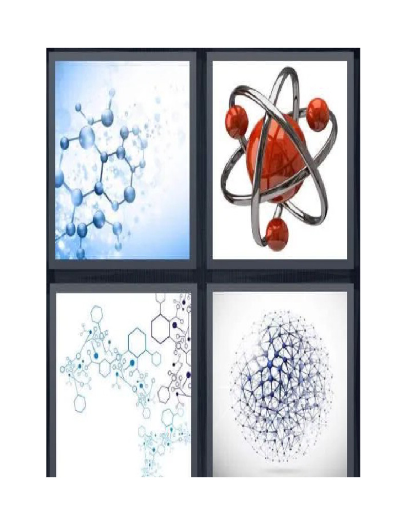 4 Pics 1 Word Molecules | PDF