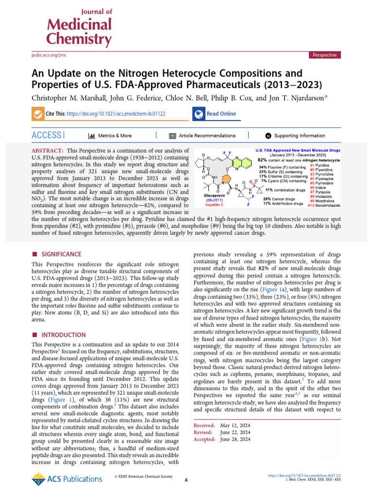321 SM S FDA Approved Has Nitrogen Heterocycles 2013 2023 1721053827 ...