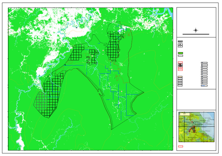Overlay Peta GFC 2020 Dengan RKU | PDF