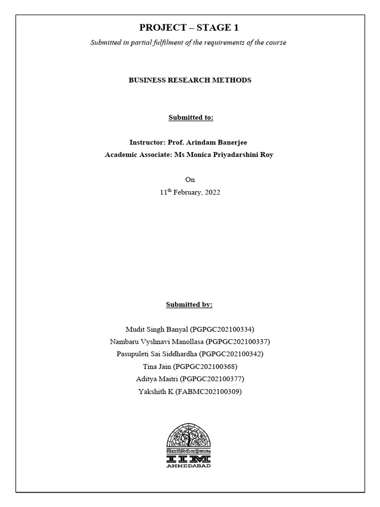 BRM Stage2 GroupD6 | PDF