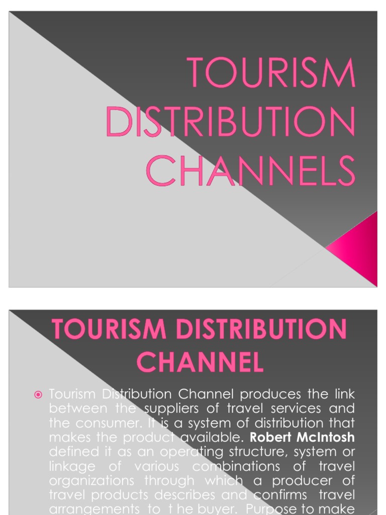 Tourism Distribution Channels Explained | PDF | Travel Agency ...