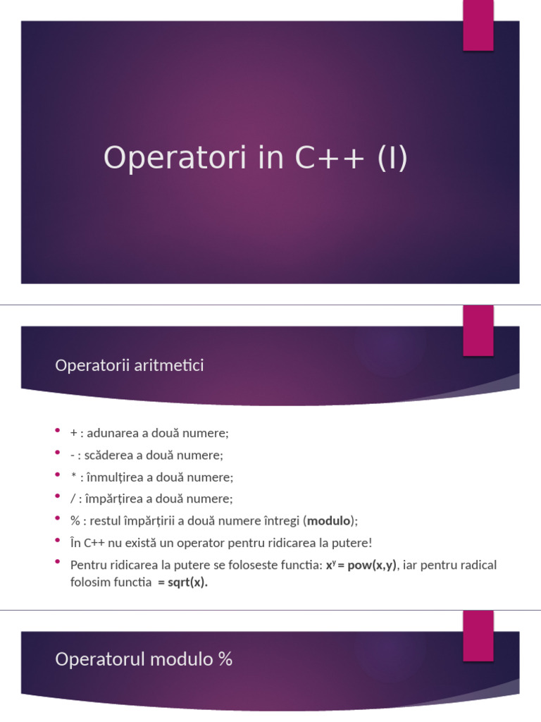 Operatori c | PDF