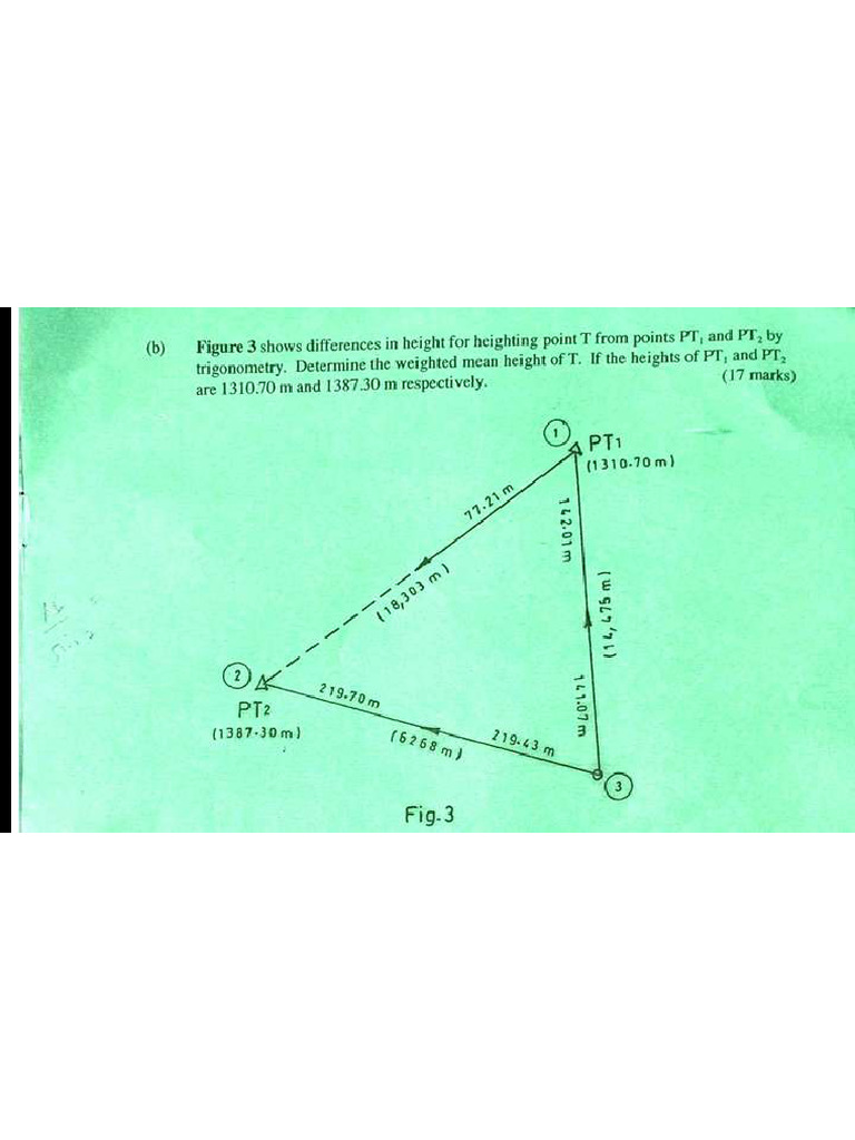 Survey Control Assignment | PDF