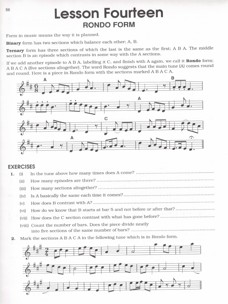 Grade 3 Music Lesson 4 | PDF