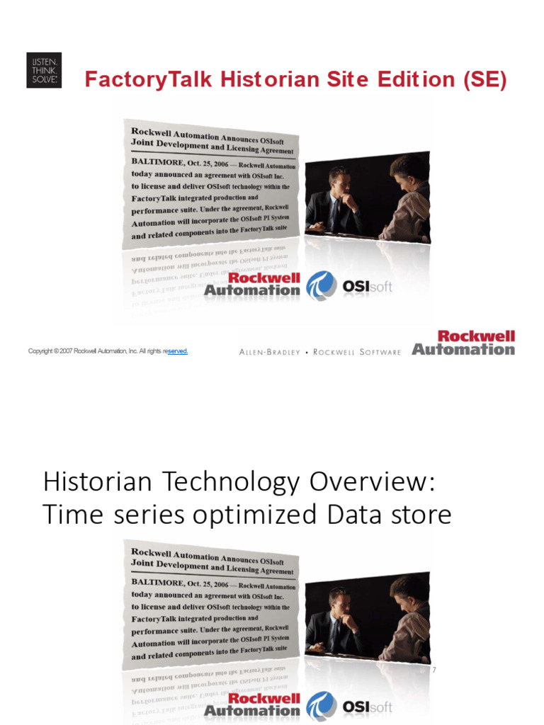 Factorytalk Historian Site Edition SE | PDF