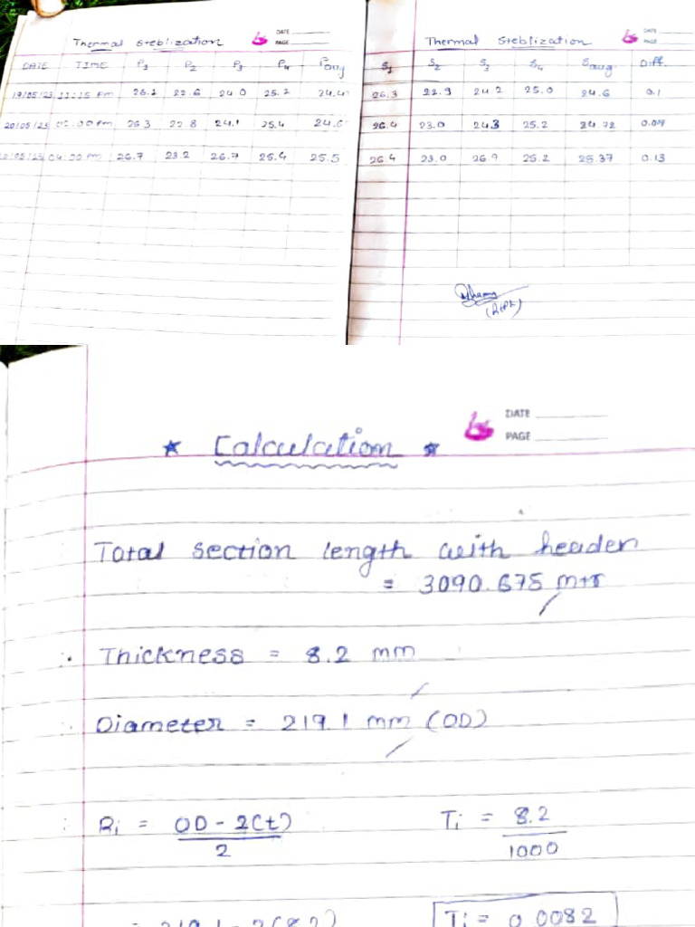Hydro Test Calculation | PDF