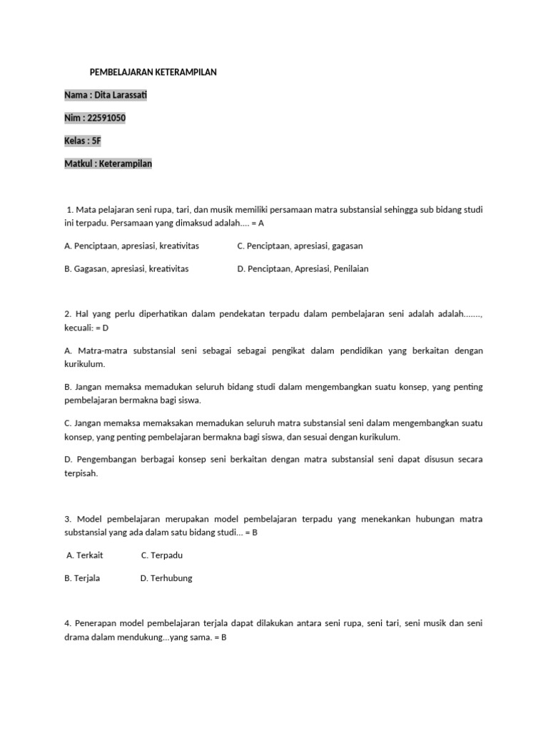 Tugas Dita Larassati 5F | PDF