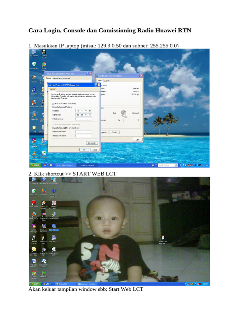 Cara Login Dan Console Radio Huawei RTN | PDF