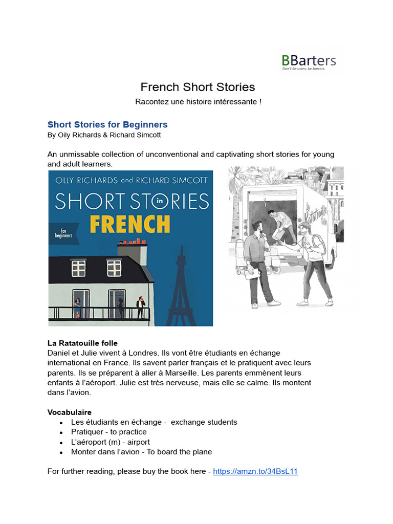 Short Stories in French | PDF