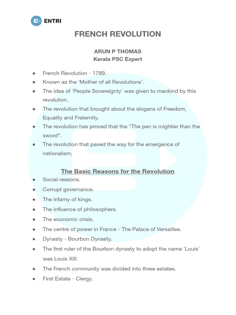 French Revolution | PDF