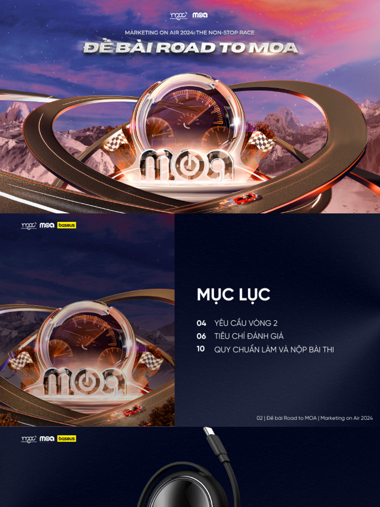 (Moa 2024) Đề Bài Chặng 2 Road To Moa - Thương Hiệu Baseus | PDF