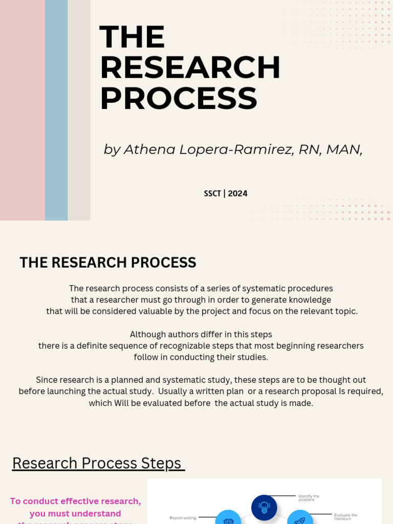 The Research Process | PDF