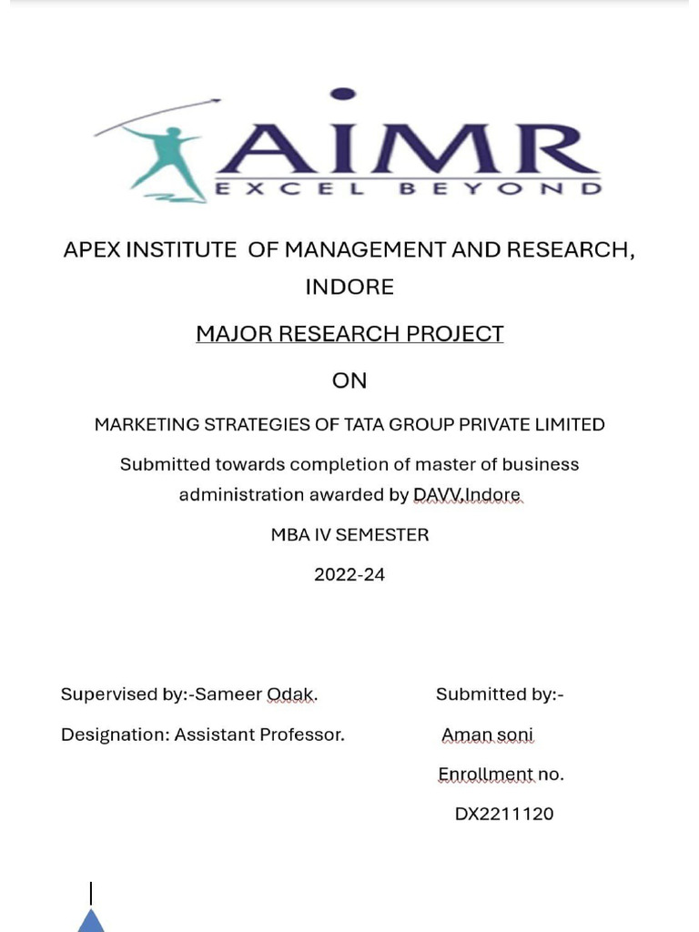 Aman Soni PDF MM | PDF