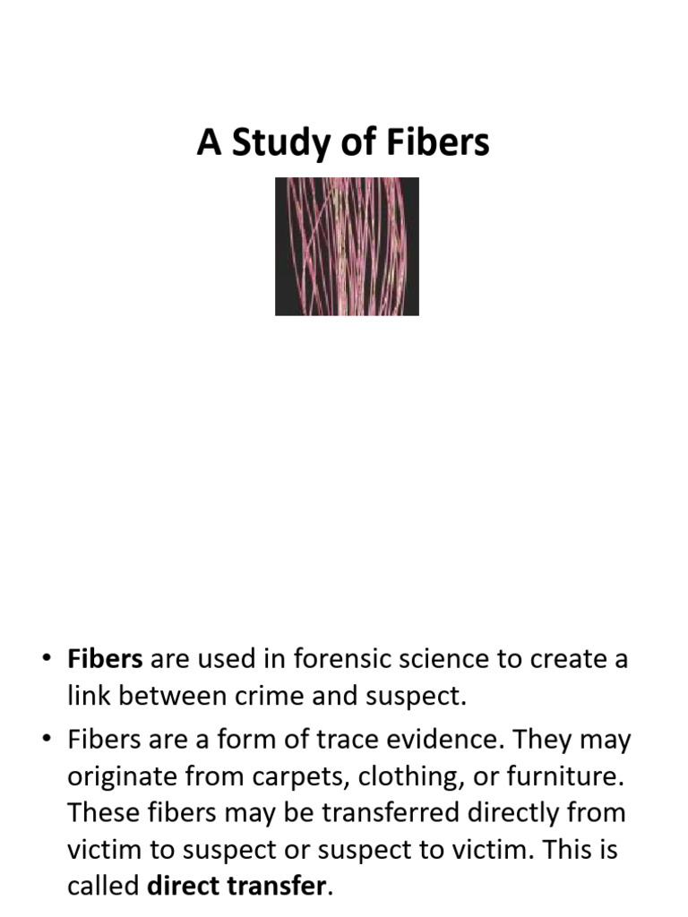 A Study of Fibers | PDF