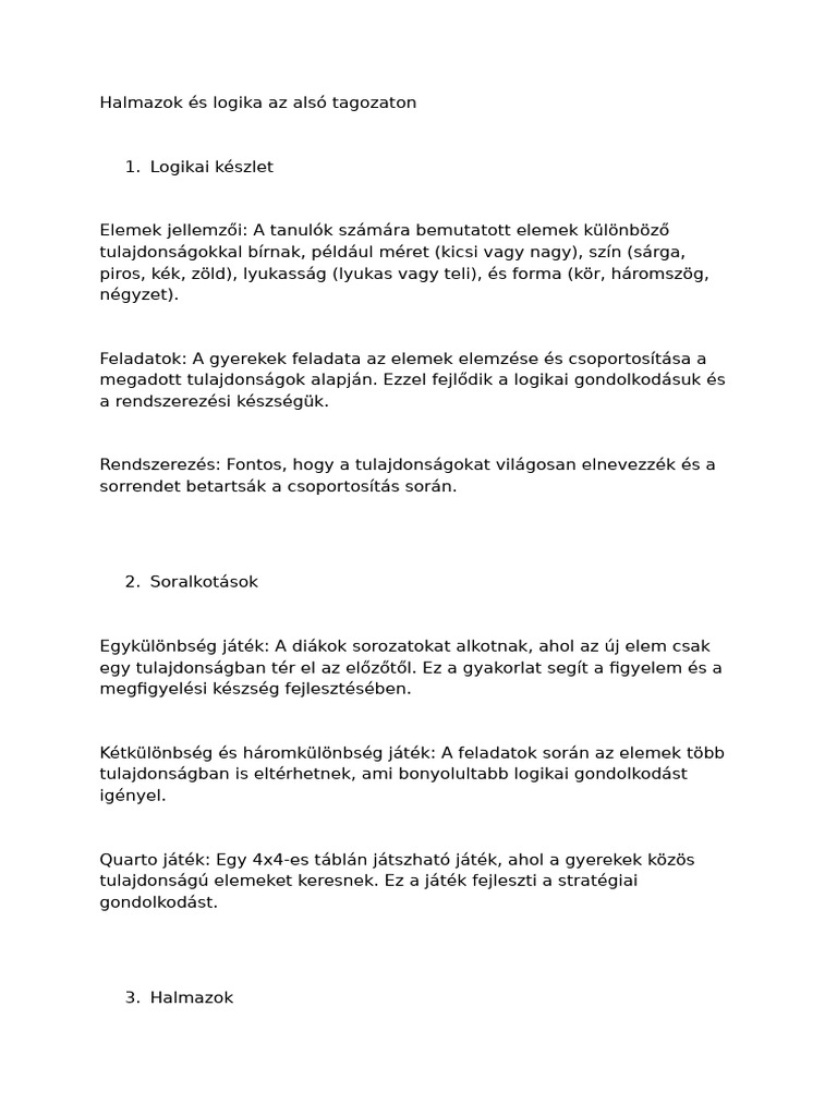 Halmazok És Logika | PDF