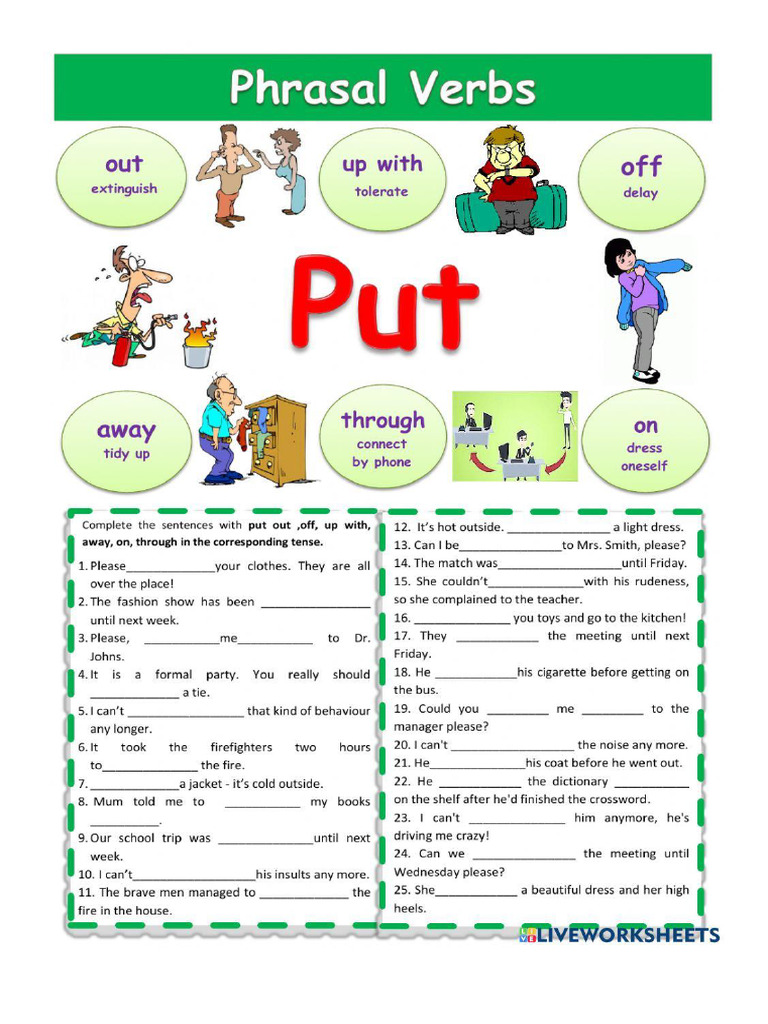 Phrasal Verbs - Put | PDF