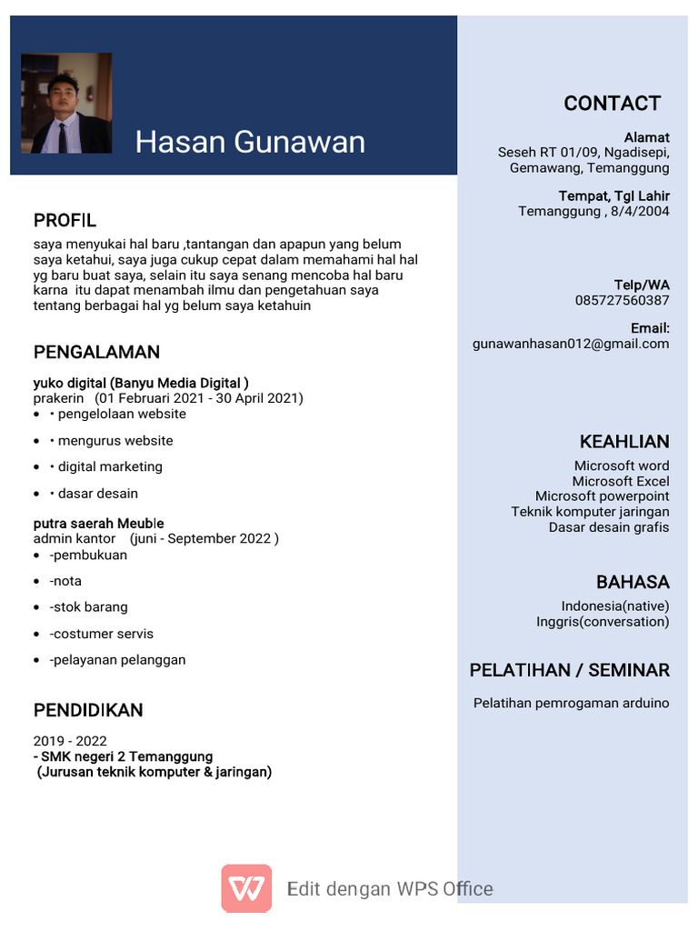 Hasan Gunawan: Profil | PDF