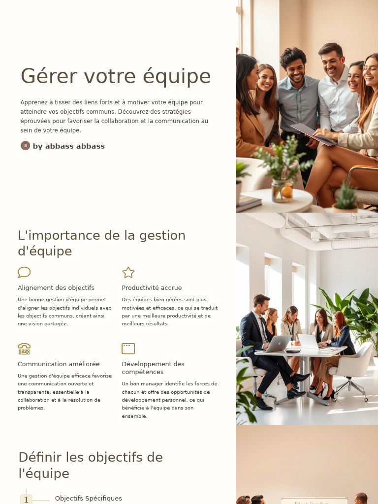 Gerer Votre Equipe | PDF