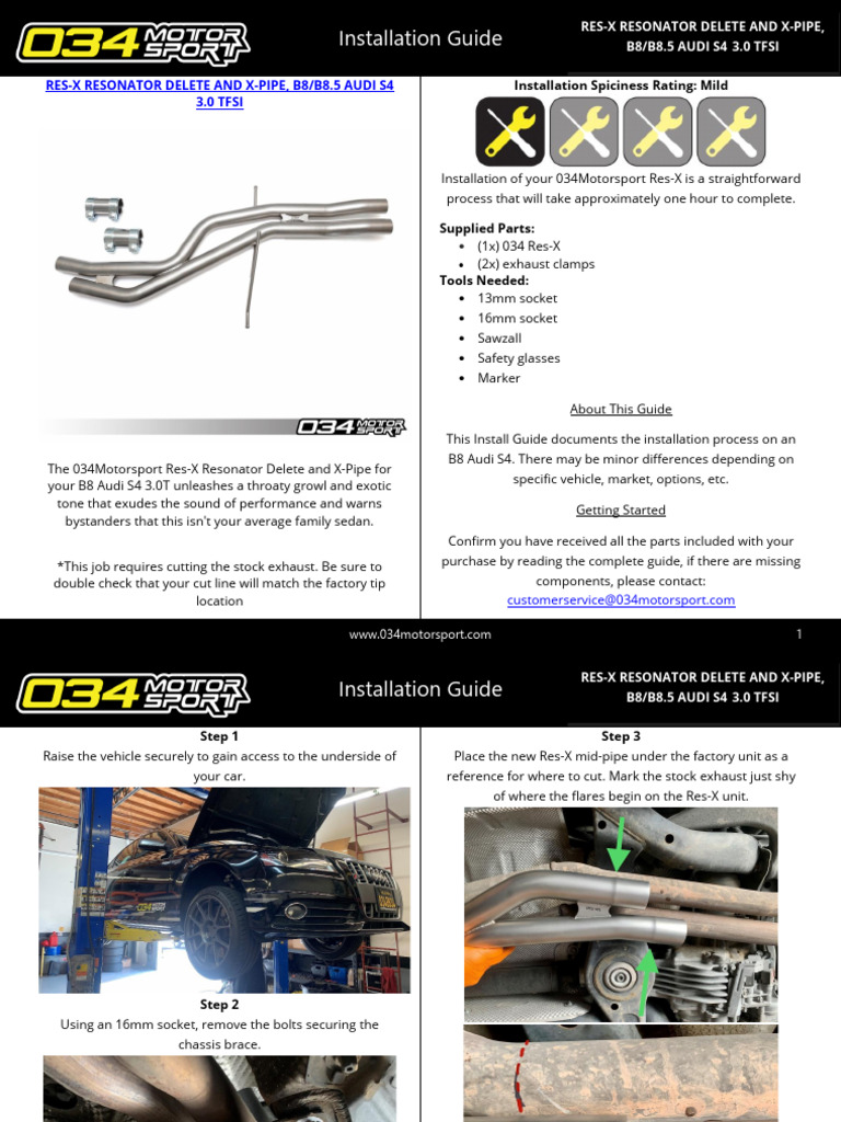 034 105 7040 Install Instructions | PDF