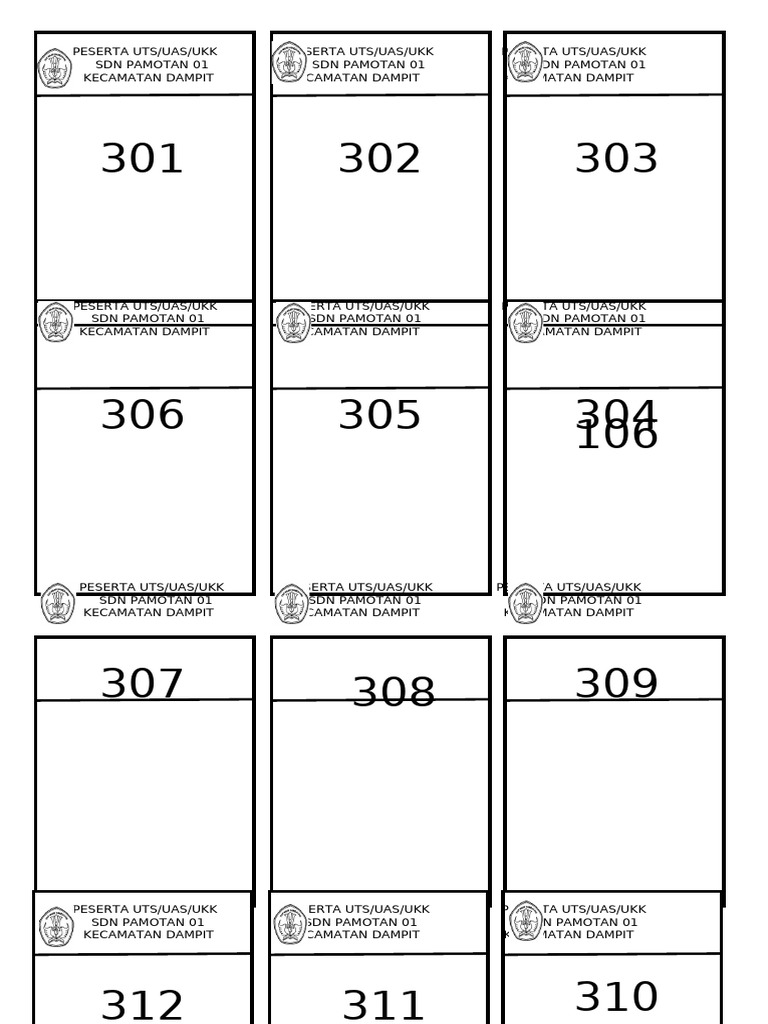 Peserta Uts Kelas 3 | PDF | Computers | Technology & Engineering