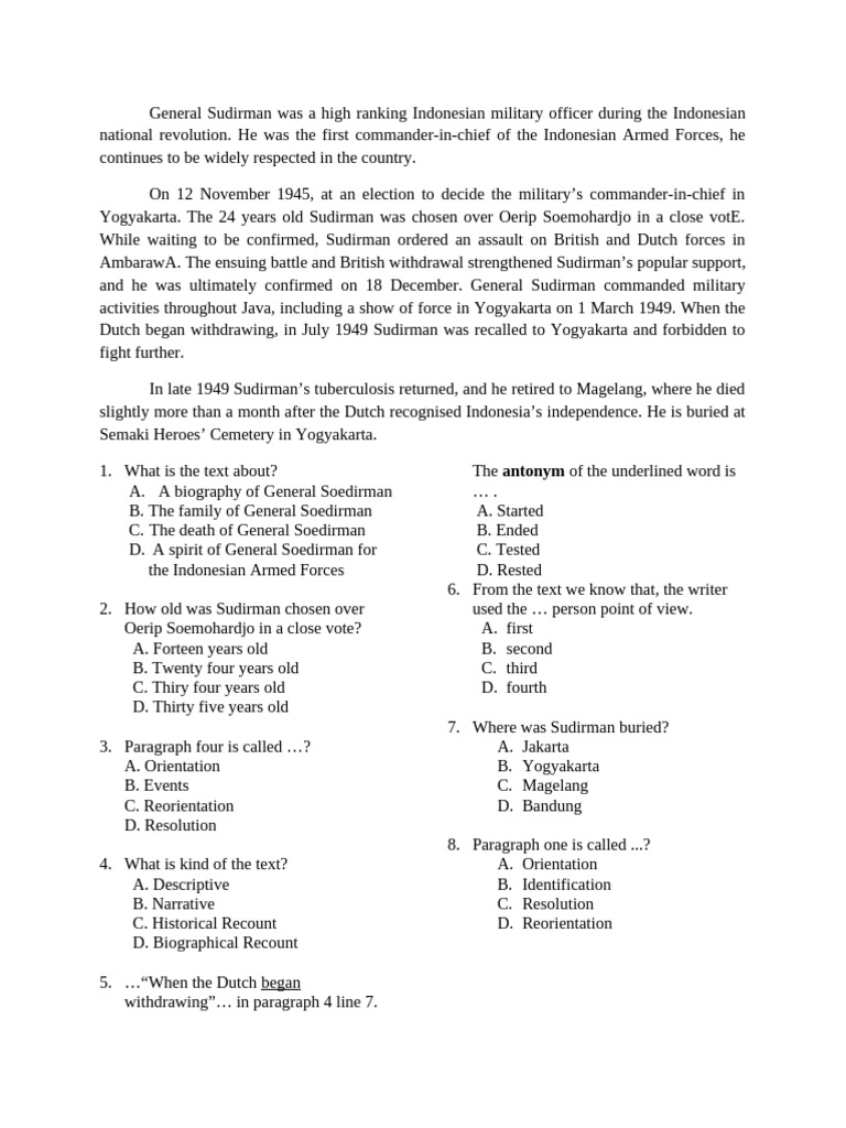 Biographical Text Recount | PDF