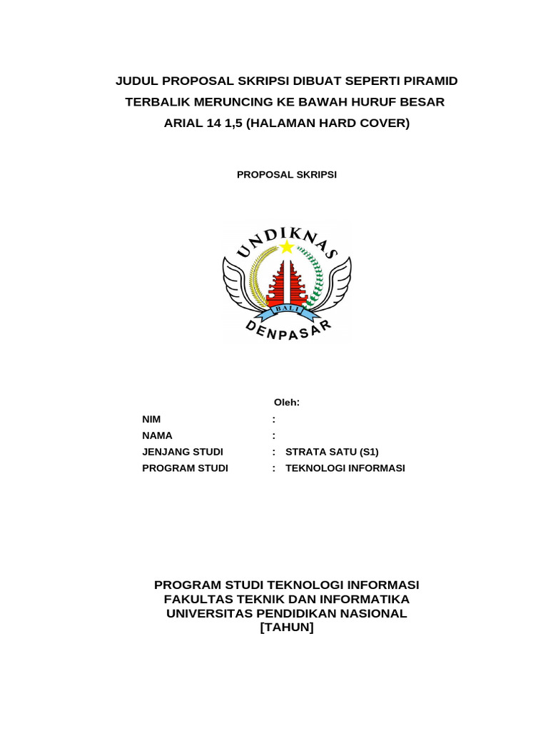 Dokumen Proposal Skripsi | PDF