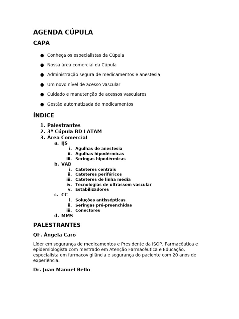 Português - Agenda Cúpula Brasil | PDF