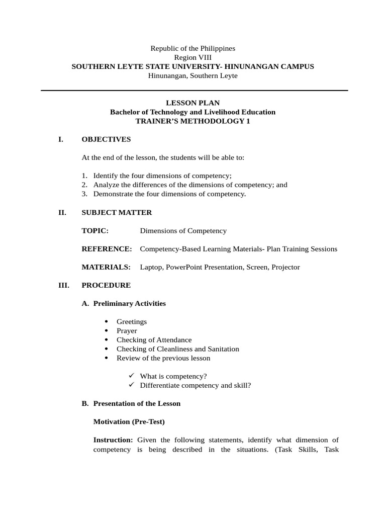 Lesson Plan Demo | PDF