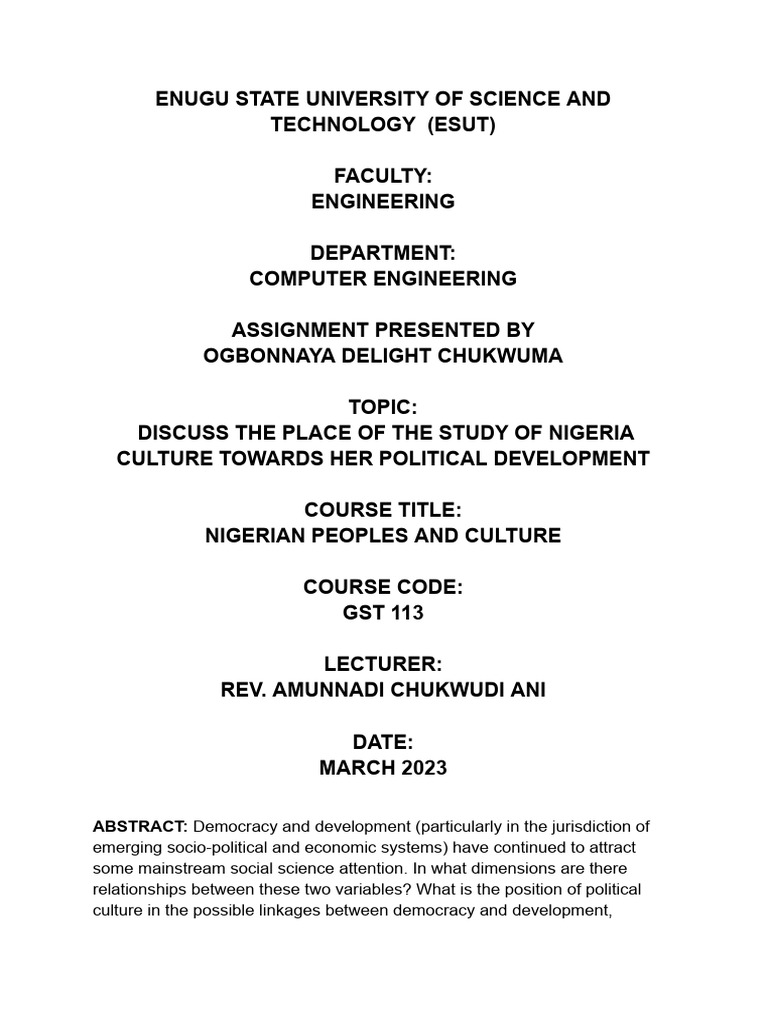 NPC Assignments | PDF