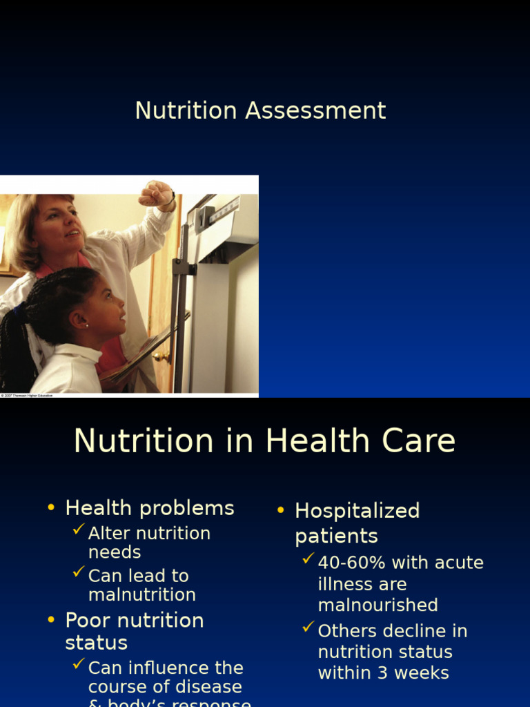 Nutrition Assessment | PDF