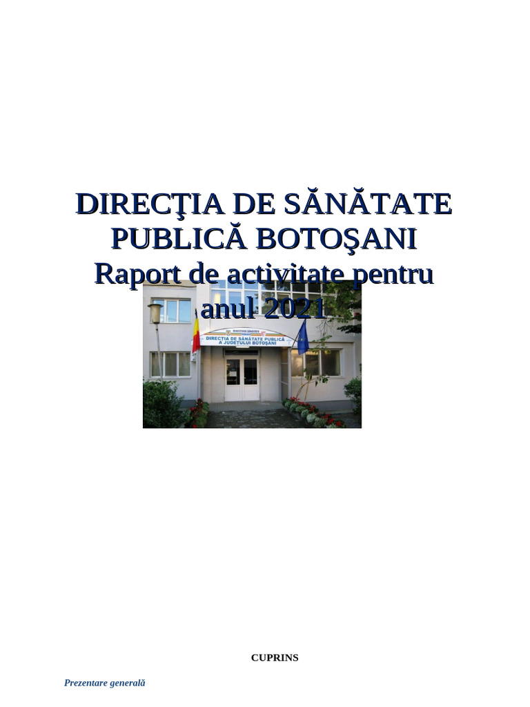 Raport de Activitate 2021 | PDF