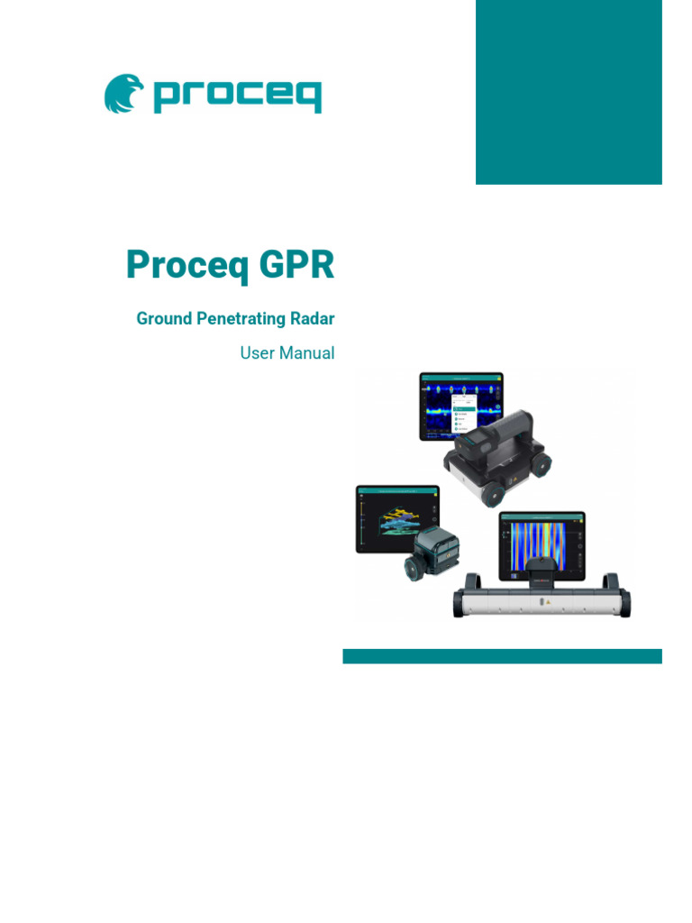 Proceq GPR GP8000 - GP8100 - GP8800 User Manual v1.0 1 | PDF