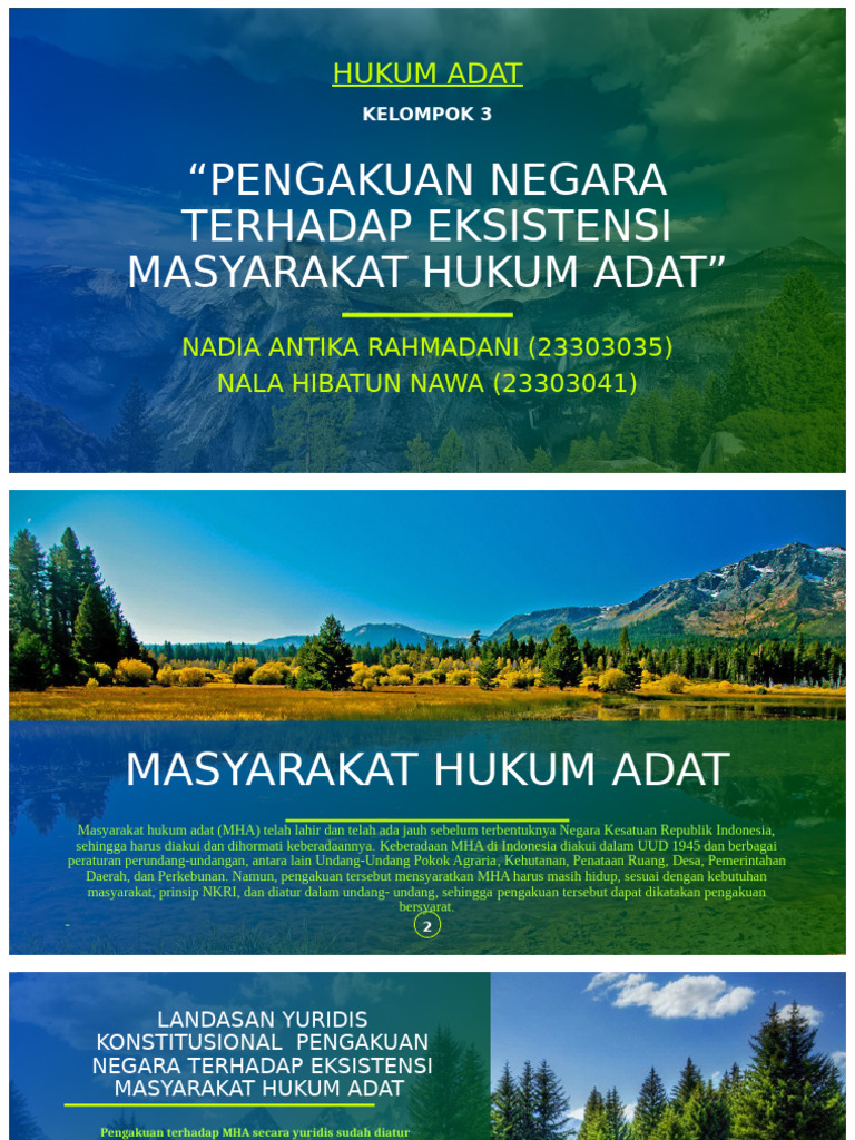 KLP 3 Hukum Adat | PDF