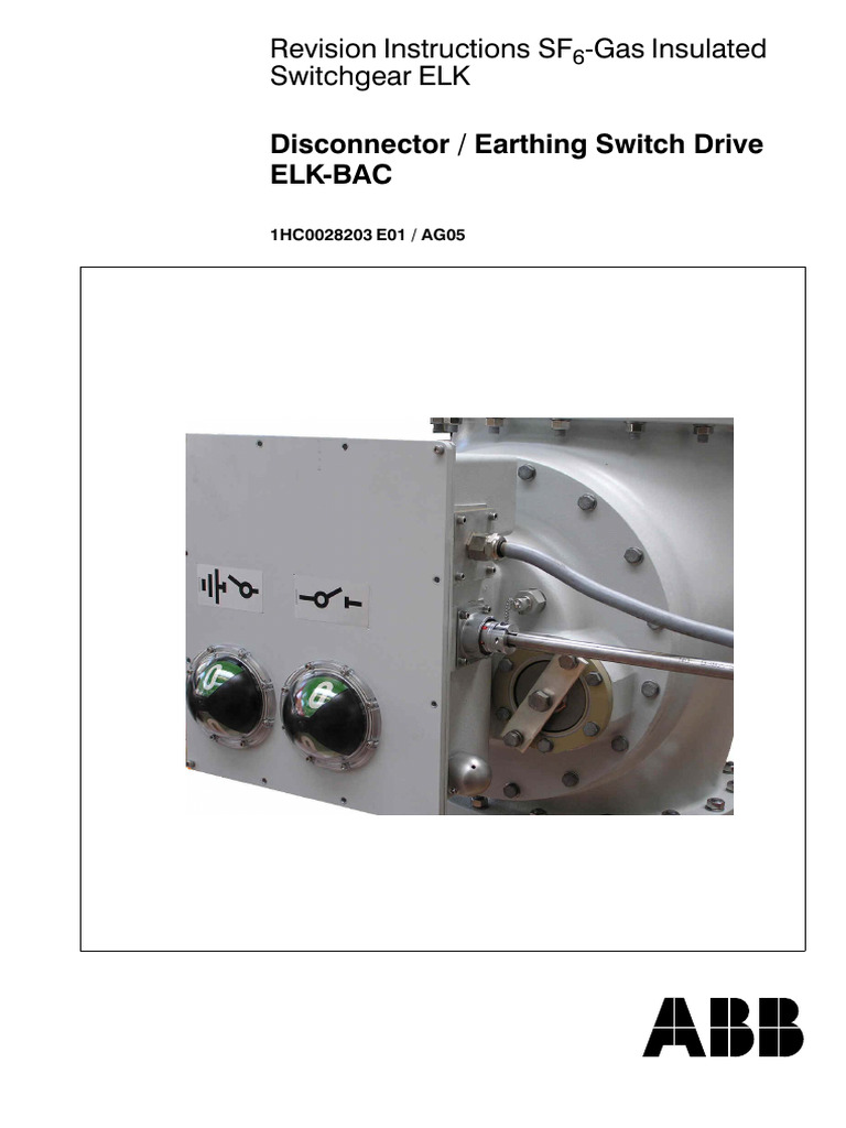 Disconnector Earthing Switch Drive | PDF