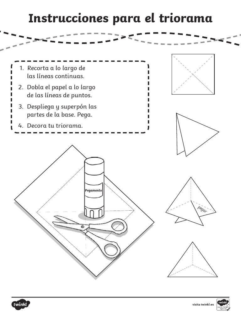 Es As 1724925107 Manualidad Plantilla de Triorama - Ver - 1 | PDF