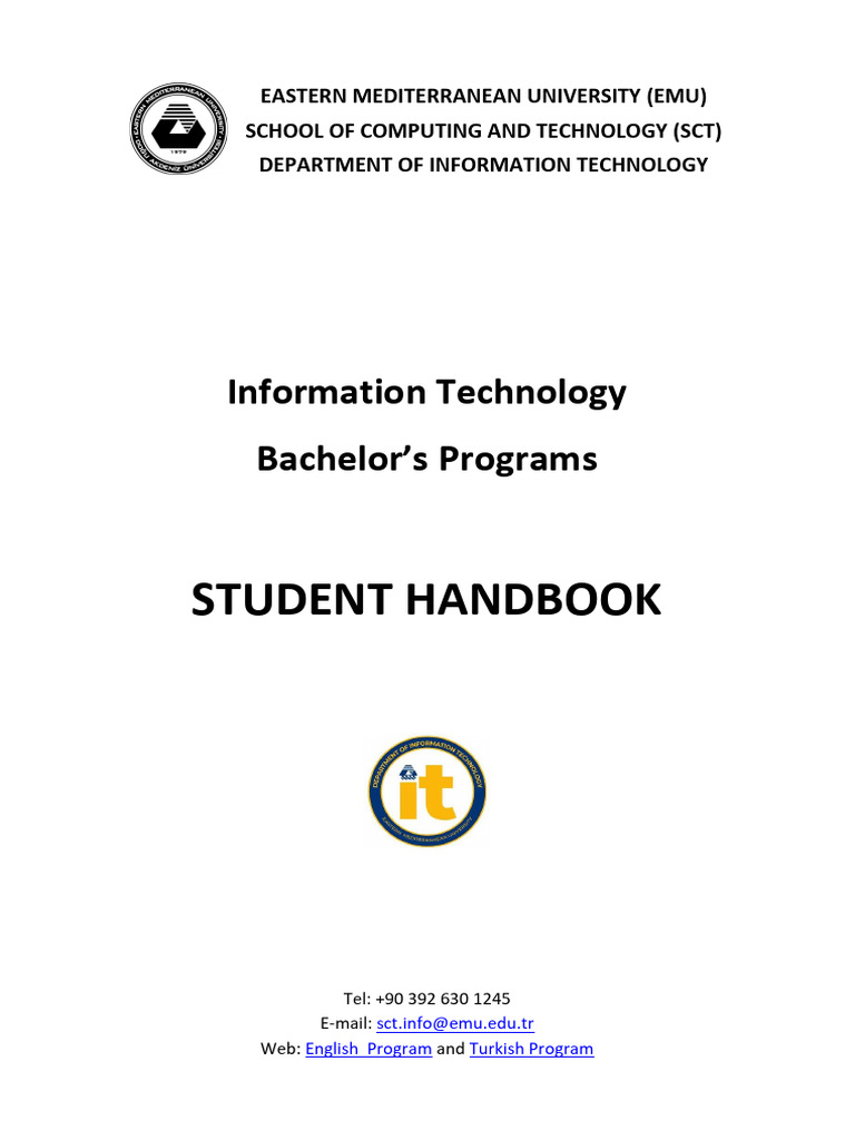 It Student Handbook 2023 | PDF