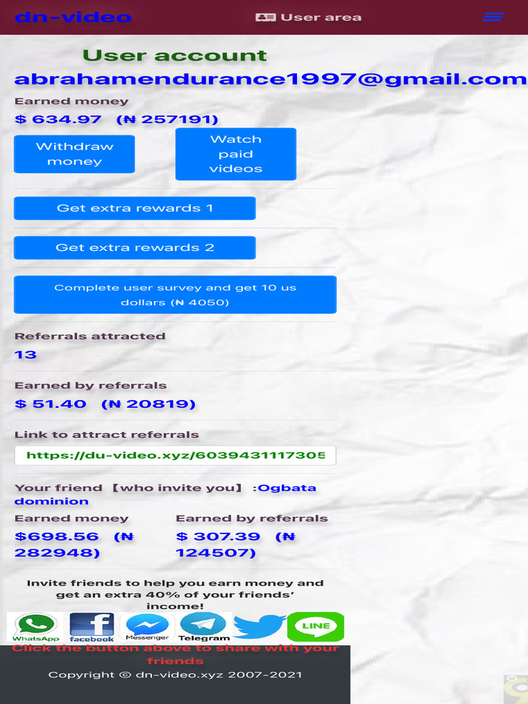 User Account FGGHH | PDF