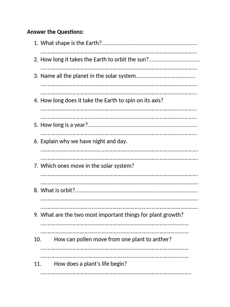 Mid Term Exam Science Grade 5 | PDF