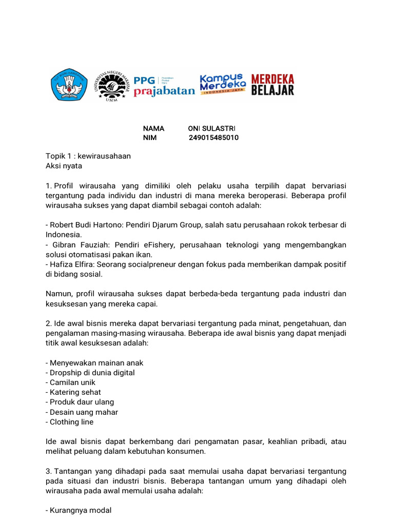 T1_aksi nyata_oni sulastri | PDF