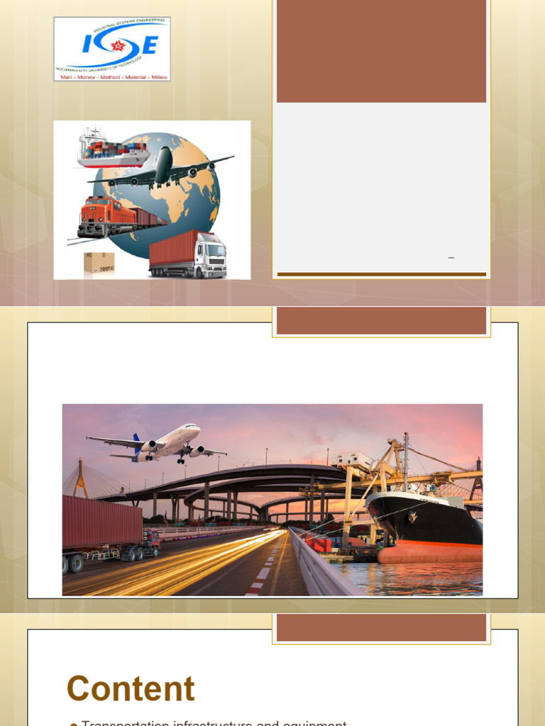 Chapter 2 - Transportation Infrastructure and Equipment | PDF