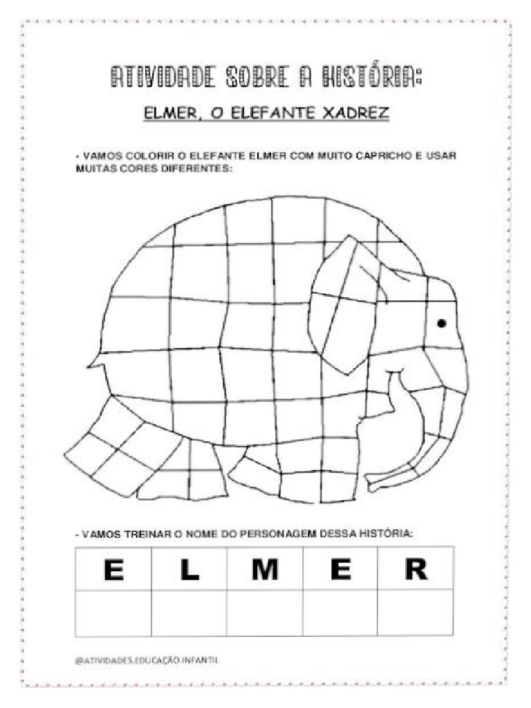 O Elefante Elmer | PDF