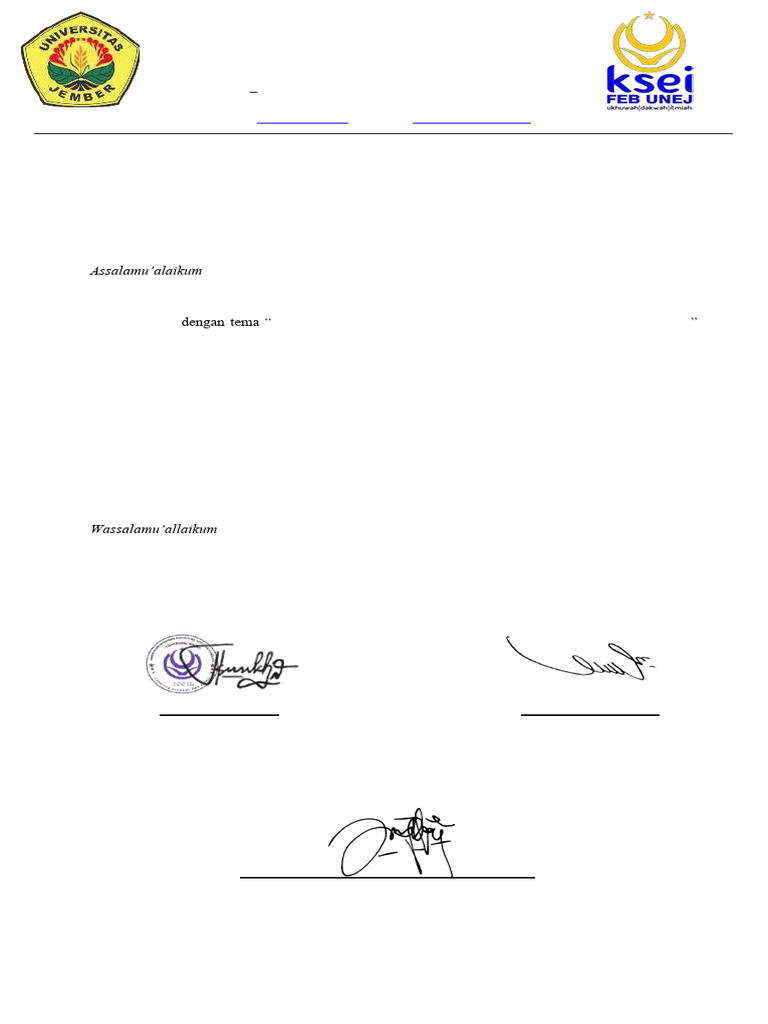 050 - Surat Permohonan Menjadi Pemateri (Sharing Session) | PDF