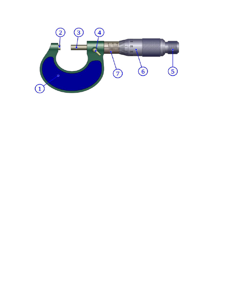 Partes Del Micrometro | PDF